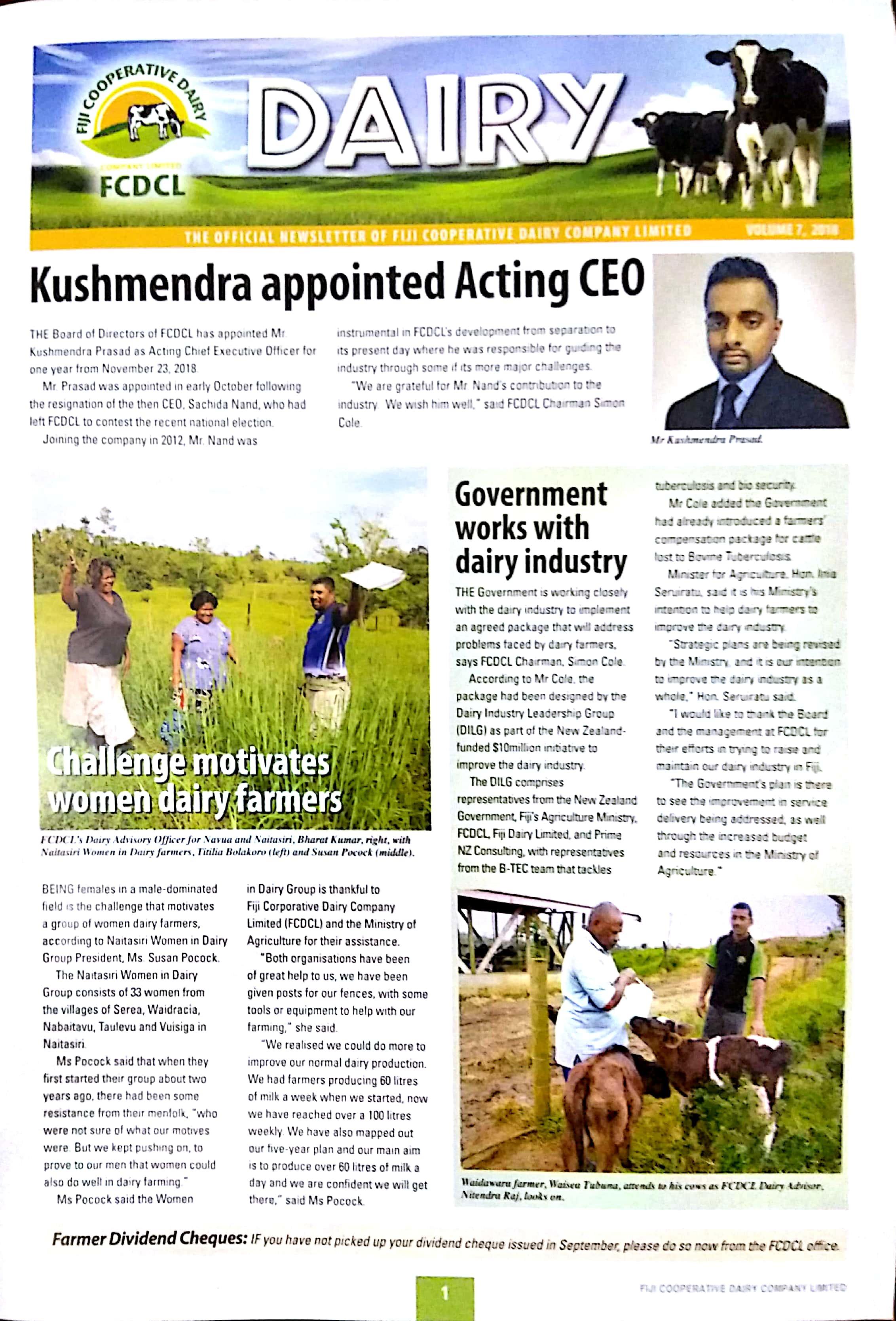 Annual General Meeting of Fiji Cooperative Dairy Company Limited - ITGalax